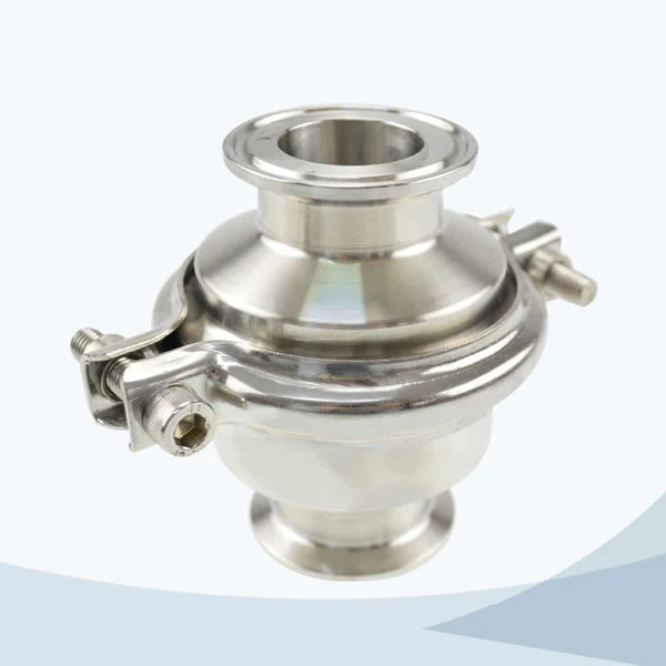 Stainless Steel Food Processing Clamped Middle-Clamp NRV Check Valve t ...